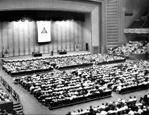 Chuck C speaking at the 1955 International Convention in St Louis ...